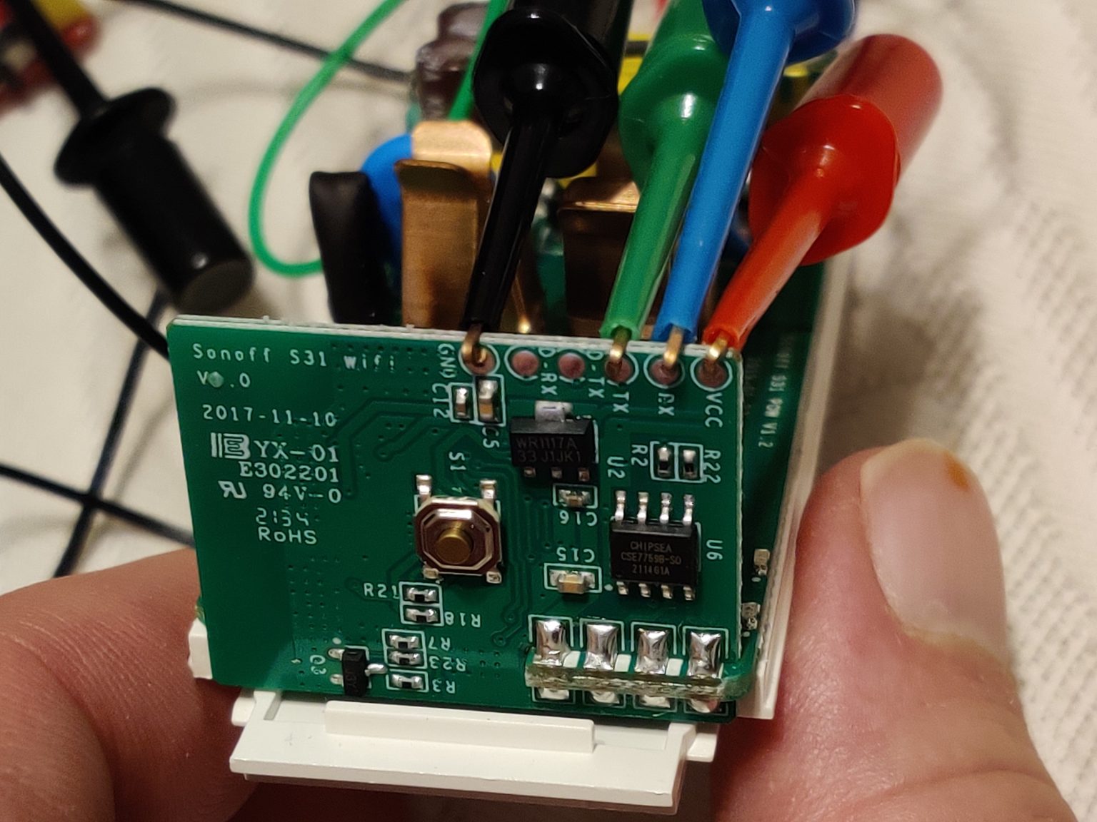 Using the Sonoff S31 with ESPHome: First-Time Flash | Scott's Blog